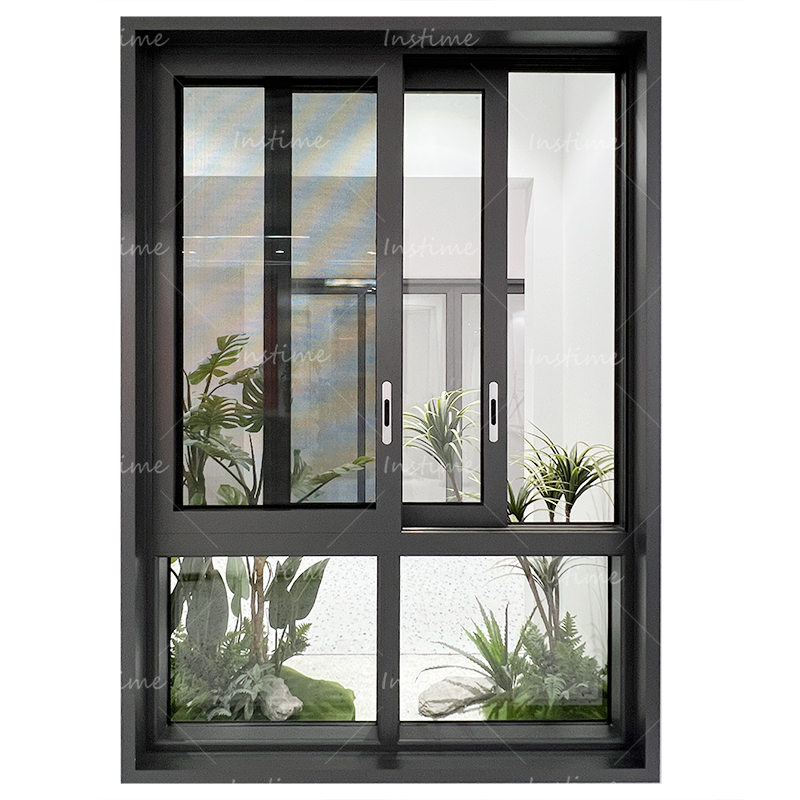 Instime High Quality Minimalism Narrow Aluminum Glass Wndow